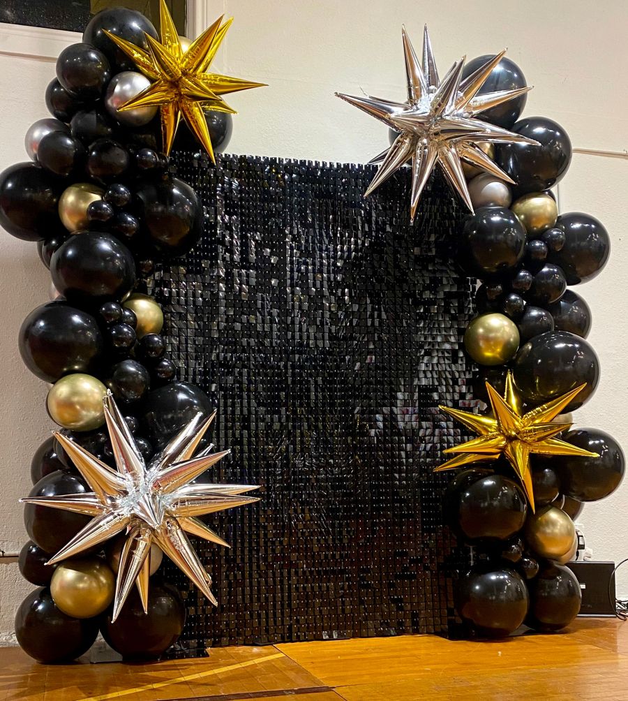 Shimmer wall – WOW Party Art