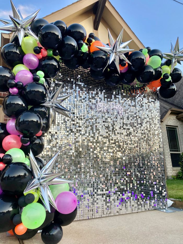 Shimmer wall – WOW Party Art