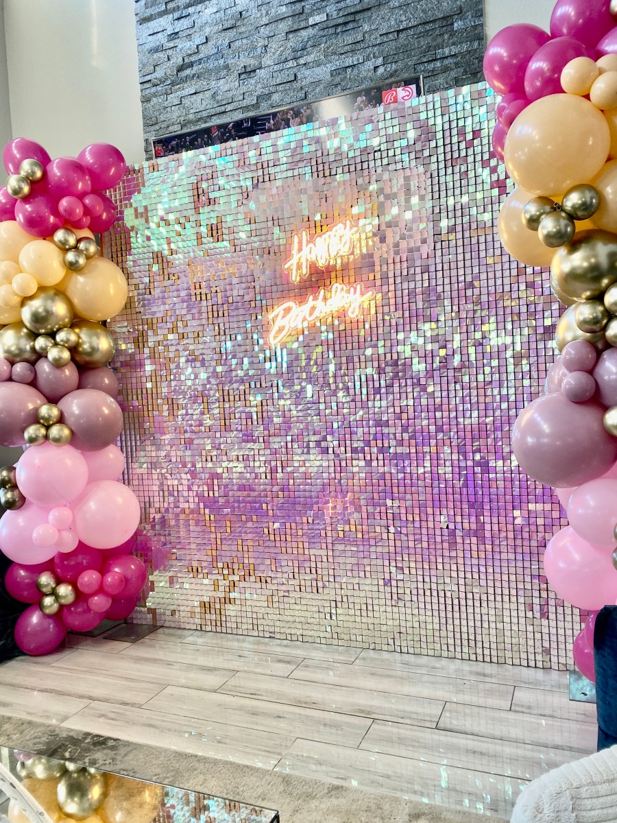 Shimmer wall – WOW Party Art